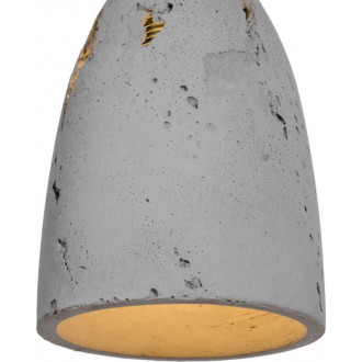 Betonowa lampa wisząca Febe Volcano XS naturalna do kuchni, salonu i ...