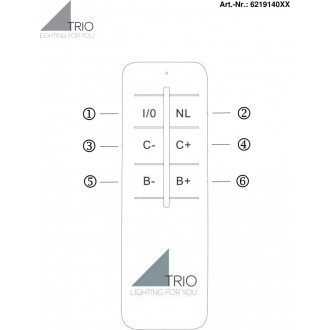 Lugano 60 LED White Round Ceiling Light with Shade Trio