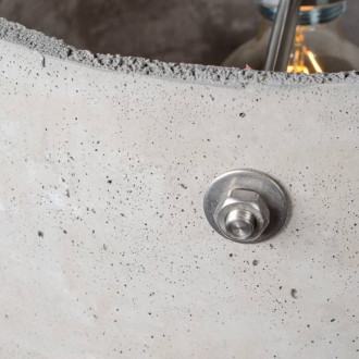 Betonowa lampa wisząca Talma LOFTLIGHT naturalna do kuchni, salonu i ...