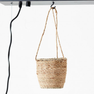 Bankwood 50 dark wood loft pendant lamp Brilliant