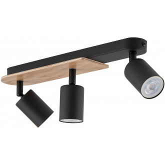 Cover wood III black&wood loft ceiling spotlight TK Lighting