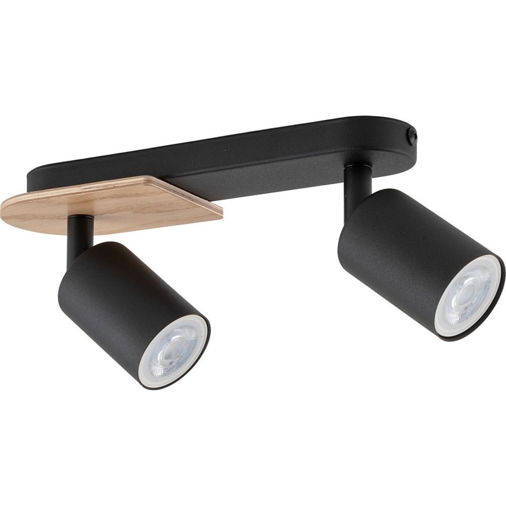 Cover wood II black&wood loft ceiling spotlight TK Lighting