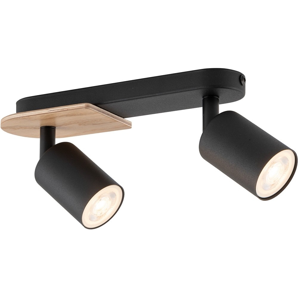 Cover wood II black&wood loft ceiling spotlight TK Lighting
