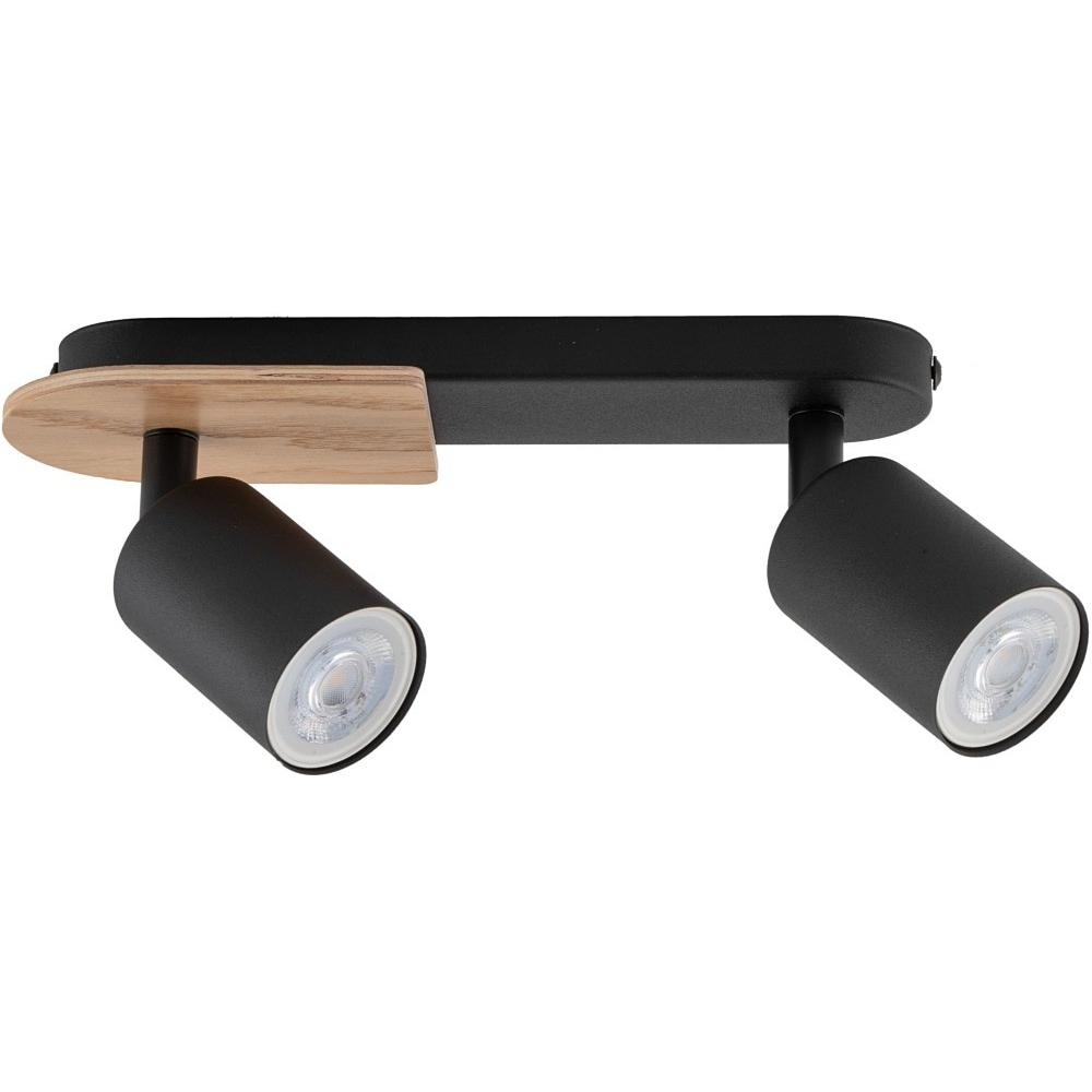 Cover wood II black&wood loft ceiling spotlight TK Lighting