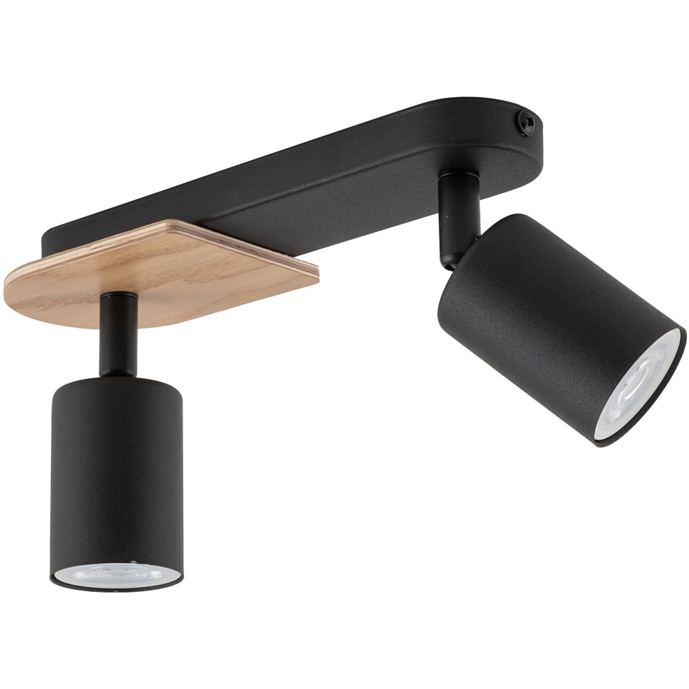 Cover wood II black&wood loft ceiling spotlight TK Lighting