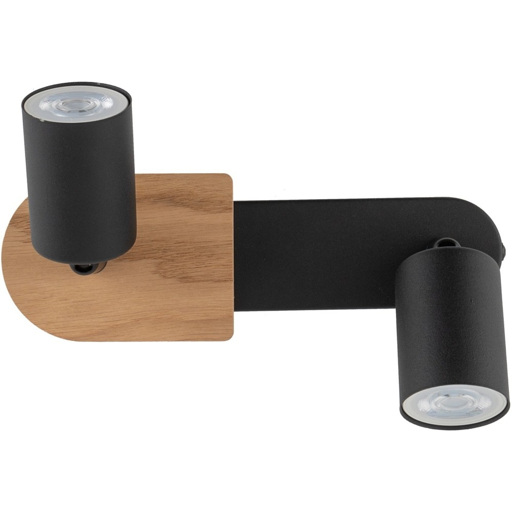 Cover wood II black&wood loft ceiling spotlight TK Lighting