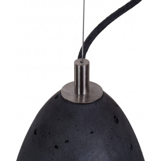 Concrete Hanging Lamp Febe 19 Anthracite/Steel LoftLight
